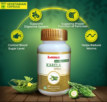 Karela 60 Veg Capsules – Lama Pharmaceuticals